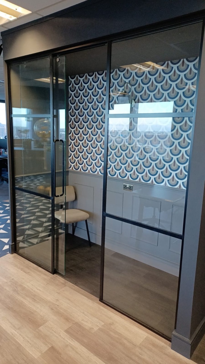 Sliding Glass Doors - Compass Partitions - Glazed Partitioning Supplier ...